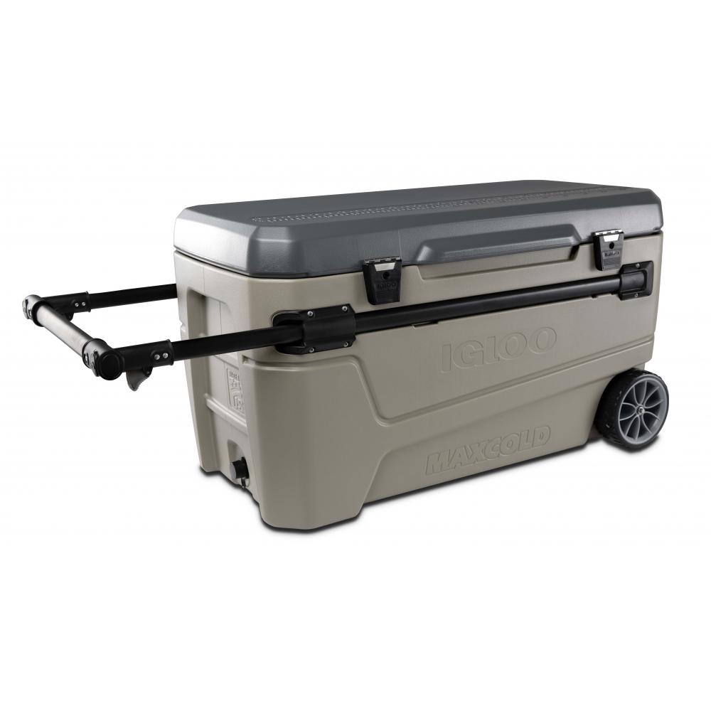 Conservadora igloo maxcold sunset glide 104 lirtos marron y negro